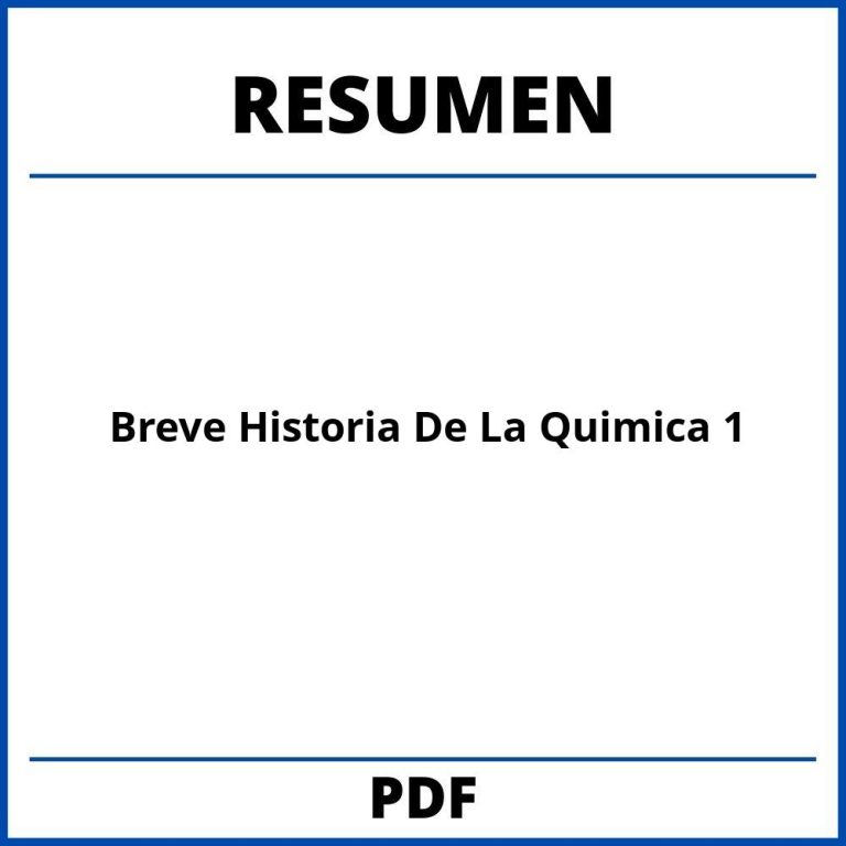 Historia De La Quimica Resumen Pdf